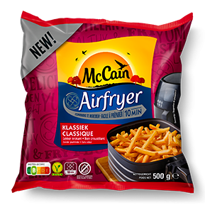 Produits McCain: frites, croquettes, spécialités pomme de terre.
